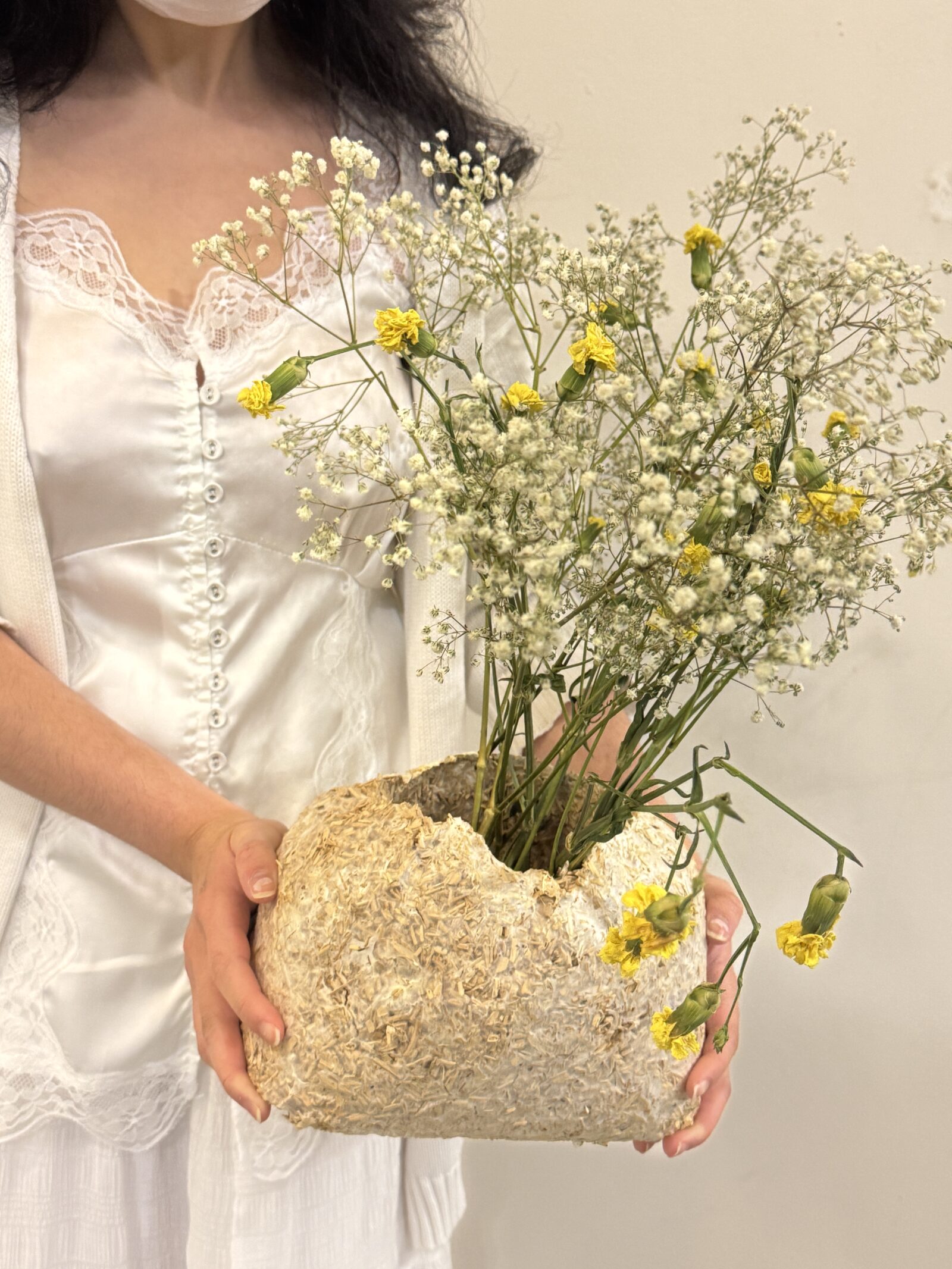 Vase – Mycelium – MICA Biofabrication